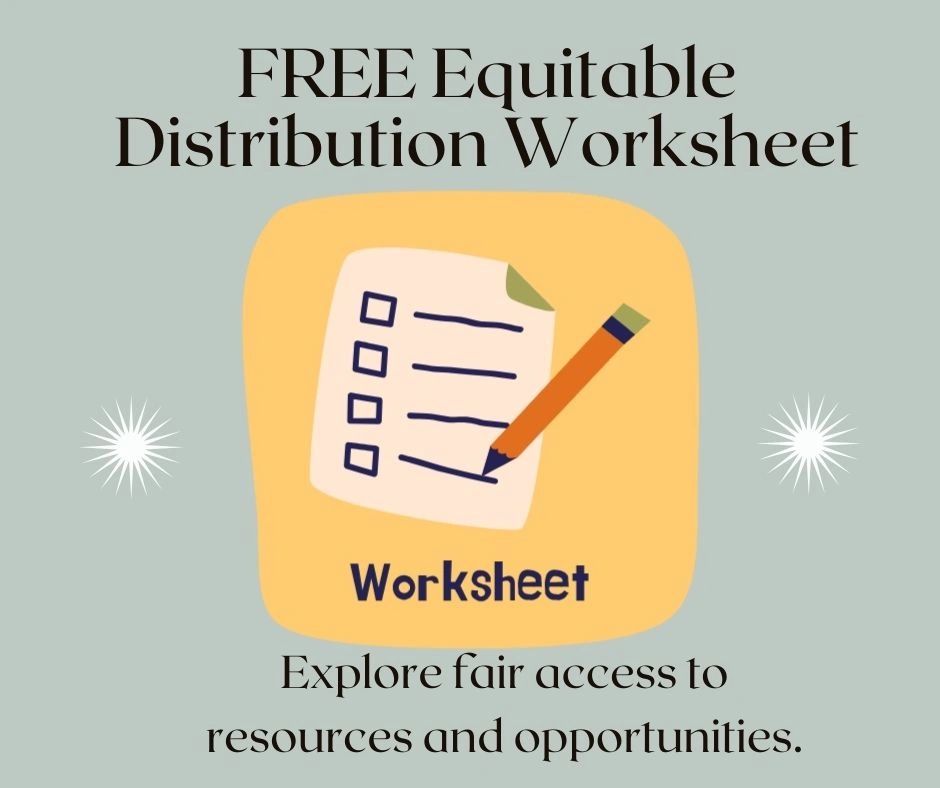 Free Divorce Equitable Distribution Worksheet